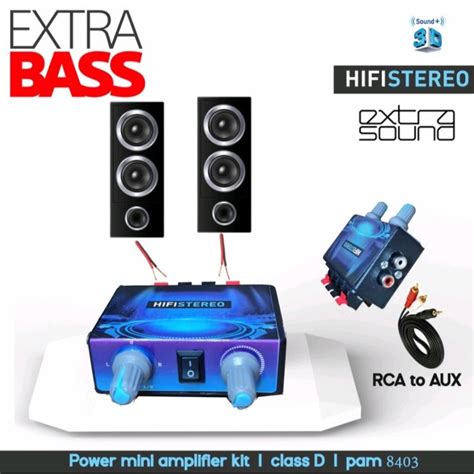 Jual Kit Power Amplifier Stereo Hifi Extra Bass Amply Saja Shopee