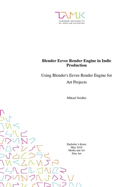 Blender Eevee Render Engine Pdf Blender Software Rendering Computer Graphics