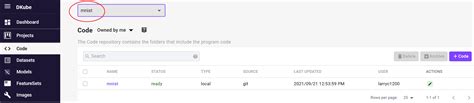 Data Science Dashboard And Workflow — Dkube User Guide