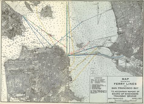 San Francisco Ferry Map