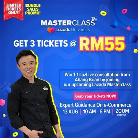 13 Aug 2020 Lazada University Masterclass