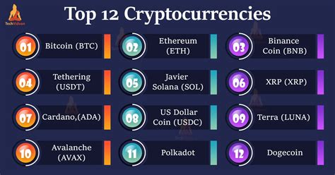 Best 12 Cryptocurrencies You Must Know Techvidvan