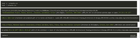 大数据分析如何使用命令行和csvkit清洁csv数据 Aaa教育