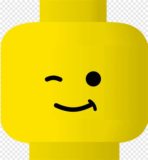 Yellow Lego Minifigure Lego Smiley Wink Sad Emoji Toy Block