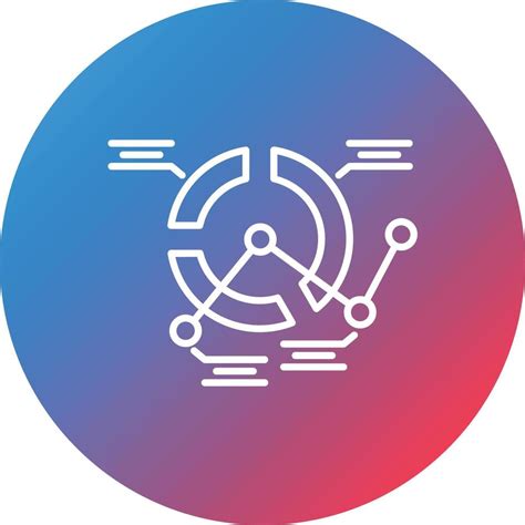 Analytics Line Gradient Circle Background Icon 16831299 Vector Art At Vecteezy