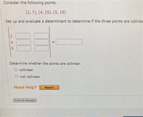 solved evaluate each determinant when a 2 b 4 and c −3 a