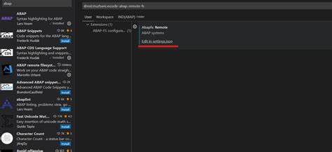 ABAP On VS Code