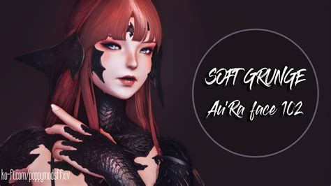 Soft Grunge Au Ra Face Makeup Xiv Mod Archive