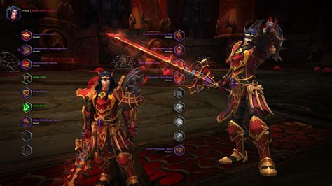 Mixed 3 Sets To Make This Xmog For My Blood Elf Blood Dk Blood Champion Xxxx R