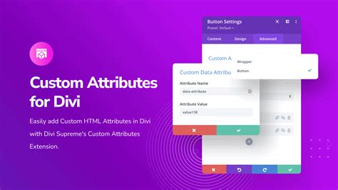 Divi Custom Attributes Divi Supreme