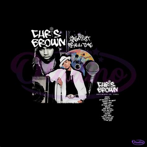 Chris Brown Self Titled Album 19 Year Anniversary Png Instant Download