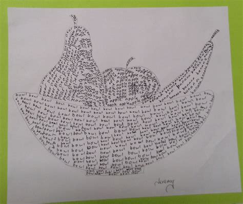 Year 4 Calligrams For Healthy Diets