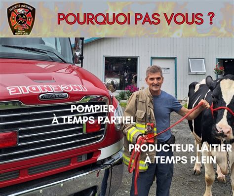 Sylvain Mailloux Un Pompier Dexpérience Et Dentraide Ville De Mont Joli