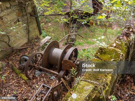 웨스트 버지니아 주 뉴 리버 협곡 국립 공원 의 버려진 석탄 광산 Nuttalburg의 상세 기계 웨스트 버지니아 미국 주에 대한 스톡 사진 및 기타 이미지 Istock