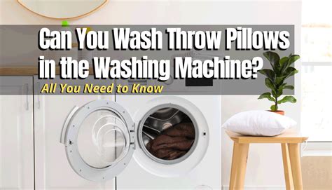 Can You Wash Throw Pillows In The Washing Machine Myhomedwelling