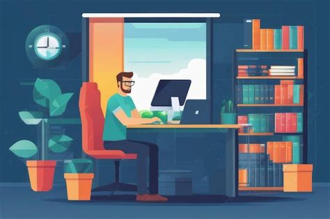 Techsavvy Workspace Programmers Haven Premium Ai Generated Image