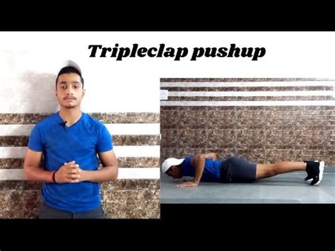 #3clappushup How to do triple clap push-up || 5 easy step to triple clap push-up | by Rahul ...