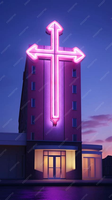 밝은 빛 예수 십자가 Ai 생성 이미지