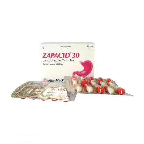 ZAPACID 30, 30 капсул | лансопразол, ходоодны хүчил, хеликобактери ...