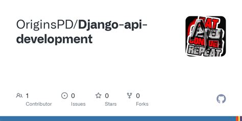 Github Originspddjango Api Development