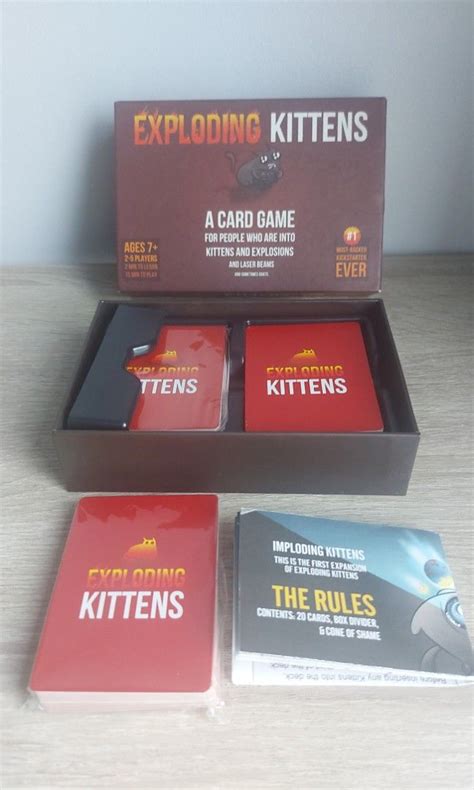 Exploding And Imploding Kittens Original Hobbies And Toys Toys And Games On Carousell