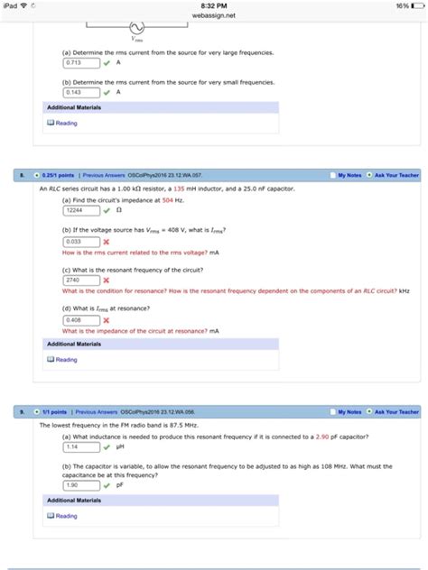 Solved Determine The Rms Current From The Source For Very Chegg Com