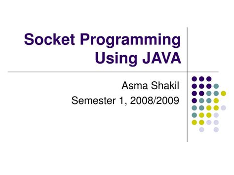 Ppt Socket Programming Using Java Powerpoint Presentation Free
