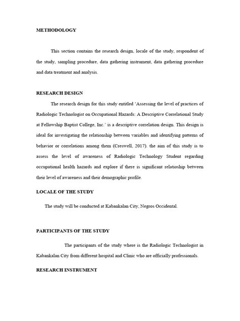 Methodology Pdf Experience Validity Statistics