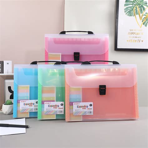A File Folder File Pockets Multi Layer Expansion File Bag Expanding A Document Shopee