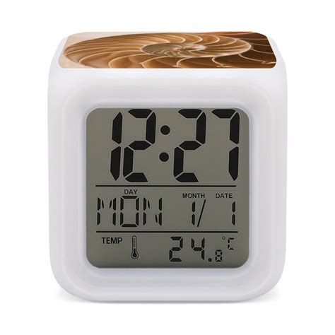 Fibonacci Curve Golden Section Alarm Clock Durable Digital Clock Multi