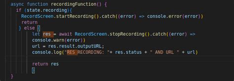 Viro ViroARSceneNavigator StartVideoRecording TakeScreenshot Is Not Working Issue