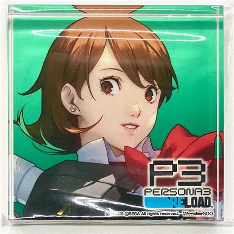 Persona 3 Reload P3r Yukari Takeba Block Acrylic Stand Figure
