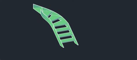 Need Help Creating Arcedsweeping Stair Stringer Autocad 3d Modelling