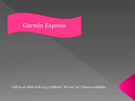 PPT Garmin Express PowerPoint Presentation Free Download ID