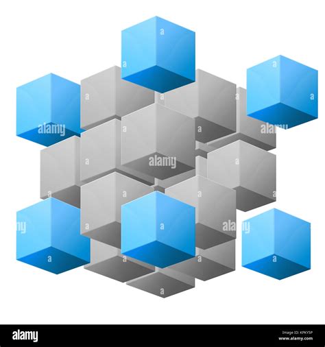 Cube Abstract Illustration Stock Photo Alamy