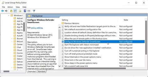 คำแนะนำในการเปิดใช้งานหรือปิดใช้งานตัวกรอง Smartscreen บน Windows