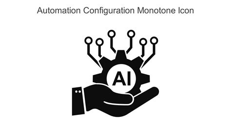 automation configuration monotone icon in powerpoint pptx png and