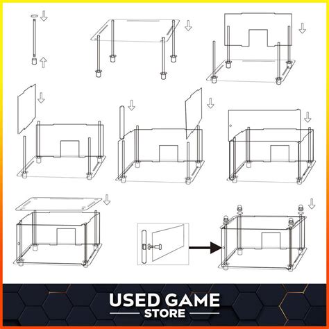 Acrylic Gaming Controller Display Box For Ps5 Ps4 Xbox Nintendo