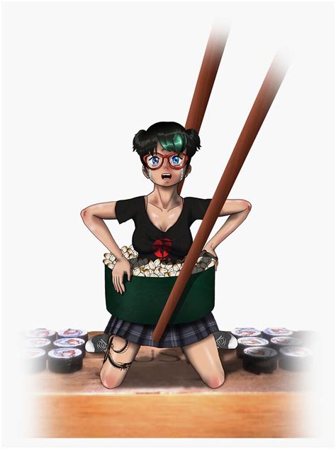 Anime Girl And Sushi Anime Girl And Foods Collection Item 4