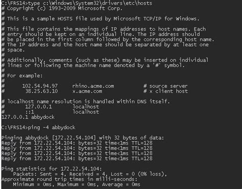 Cant Set A Windows Docker Container Hostname In The Hosts File