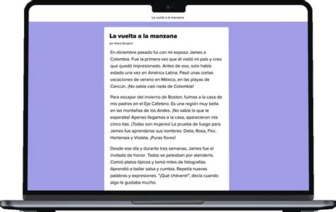 Interactive Reading Passages Mango Languages