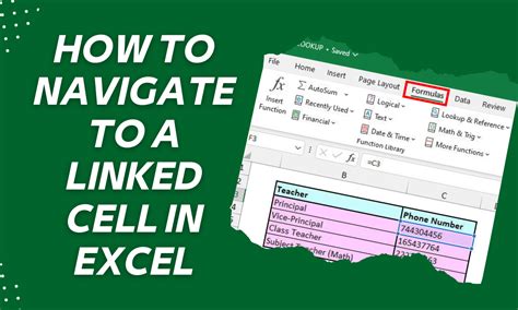 How To Navigate To A Linked Cell In Excel A Detailed Guide Earn And