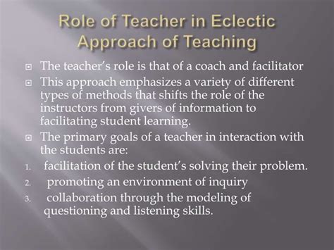 Eclectic Approach Pptx