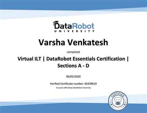 Varsha Venkatesh On Linkedin Machinelearning Datascience Learningjourney 10 Comments