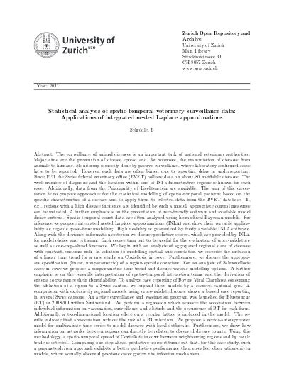 Spatial Disease Mapping Review Of Spatial And Spatio Temporal Disease Mapping Models And Th