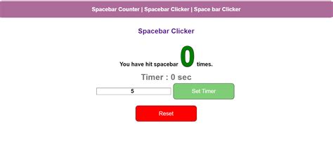 Github Spacebarclickerspacebarconter Spacebar Counter Clicker