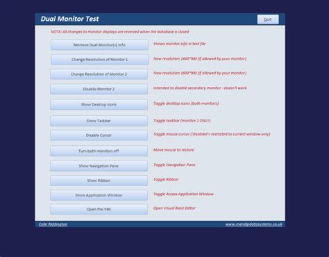 Control Multiple Monitor Display Using Vba Tek Tips