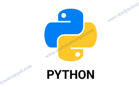Interested In Learning Python STUDY NOTES NEPAL