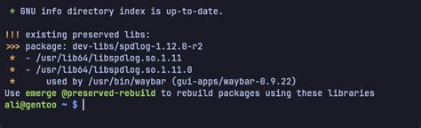 waybar dependency issue r gentoo
