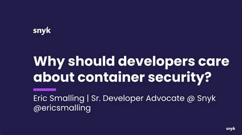 python web conference 2022 why should devs care about container